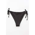 Ragstock Black Ribbed String Bikini Bottom - Walmart.com