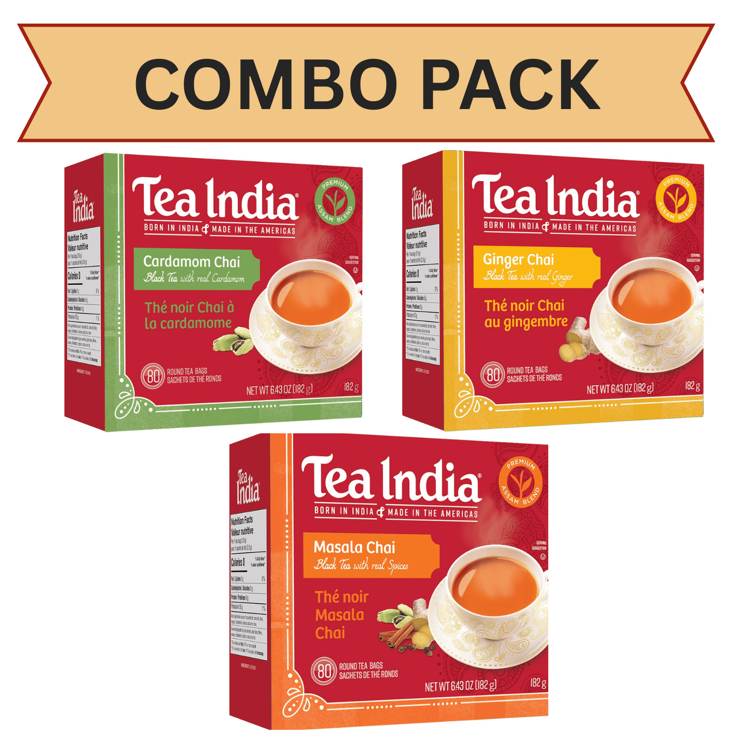 Click here for Tea India Masala Chai 80pk  Ginger Chai 80pk  Card... prices