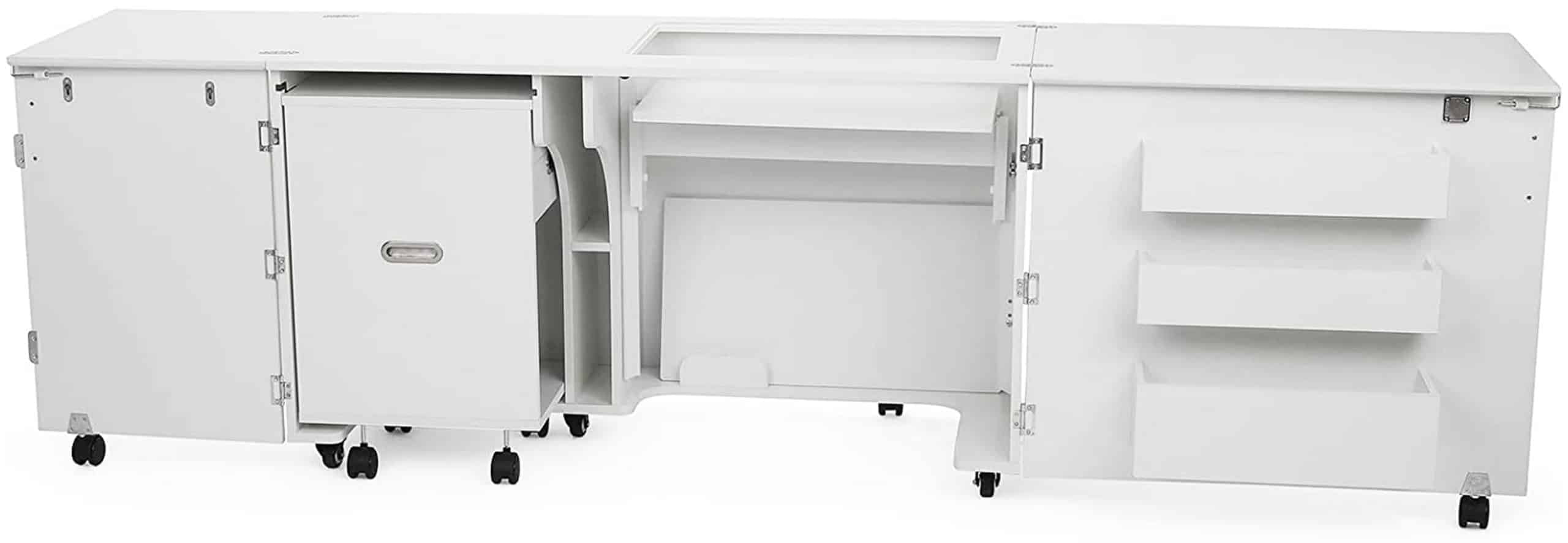 Arrow Aussie Kangaroo Sewing Cabinet (Ash White) - Walmart.com