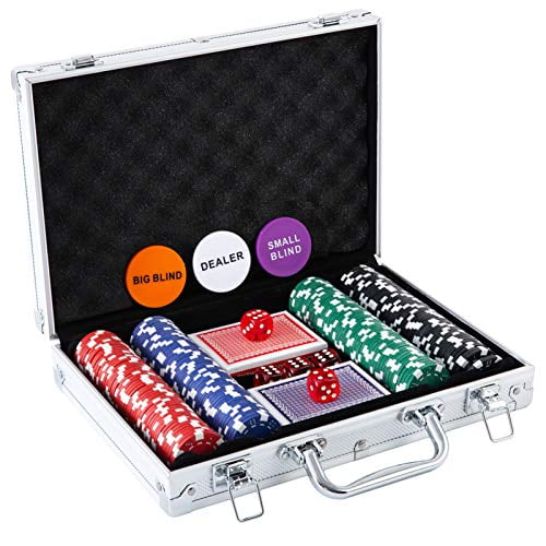 Click here for Homwom Casino Poker Chip Set - 200pcs Poker Chips... prices