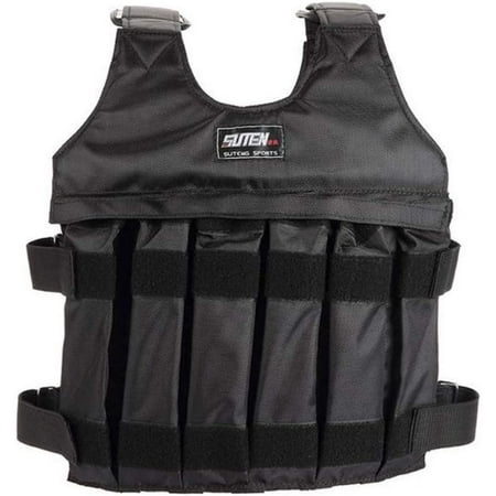 Weighted Vest Adjustable Weighted Sleeveless Garment DIY Loading Weight ...