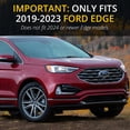 BocaDecals Emblem Overlay Decal Insert For 2019-2023 Ford Edge (Set of ...