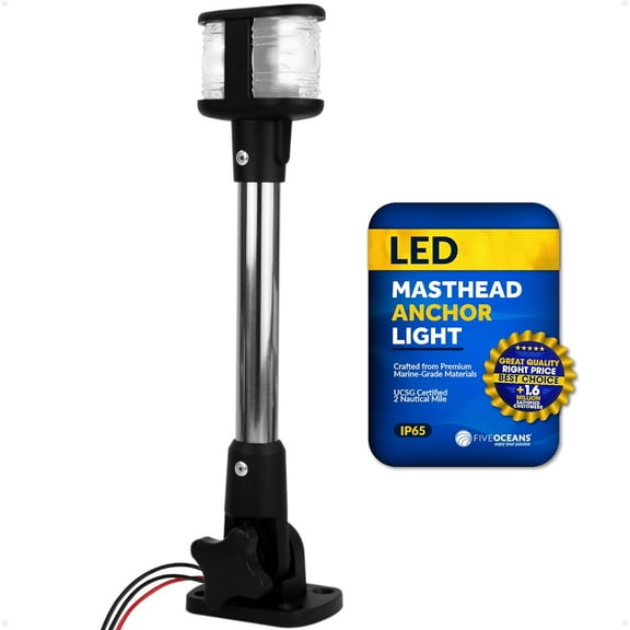 Free Shipping! Attwood 2NM All-Round Anti Glare Fold-Down Lights with ...