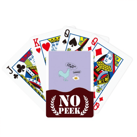 Origin Connection Rooster Egg Peek Poker Playing Card Private Game ...