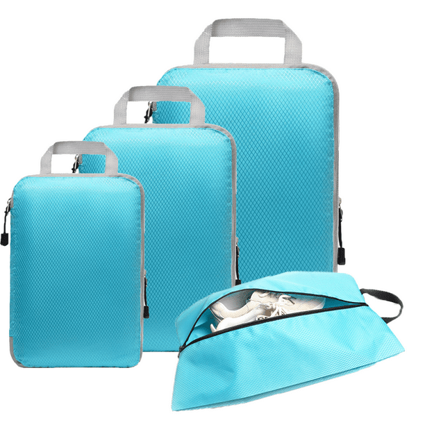 Compression Packing Cubes 4 Set, Ricihene Ultralight Expandable Packing ...