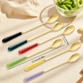 1 Piece Mixing Spoon for Coffee, Dessert, Ice Cream, Milkshake ...