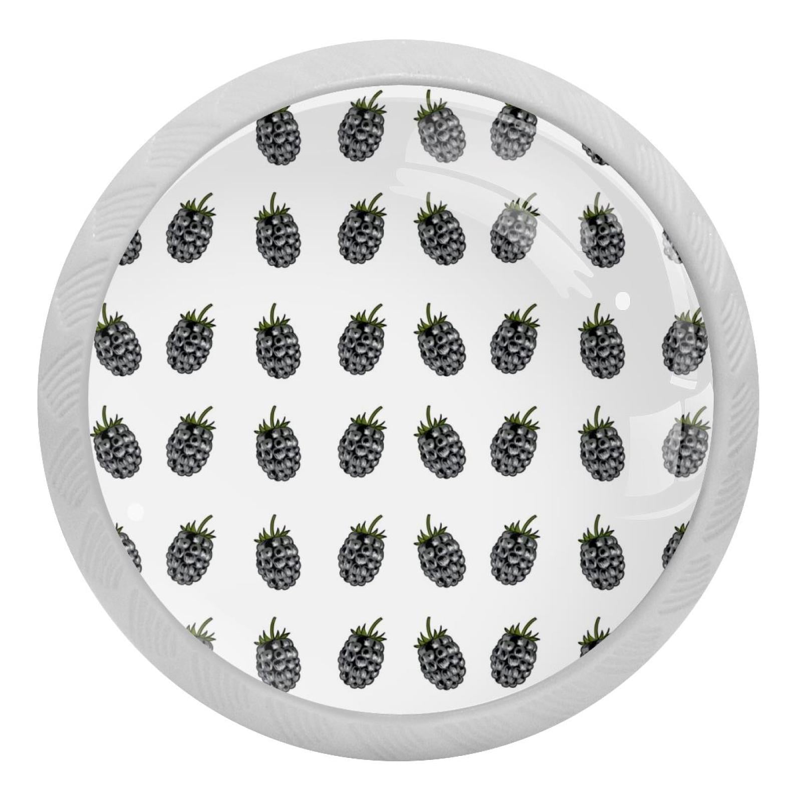 4PCS Round Mulberry Cabinet Fluorescence Knob Glowing in the Dark ...