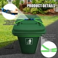 PAHTTO 2PCS Trash Can Lock for 30-50 Gal Outdoor Garbage Cans, Heavy ...
