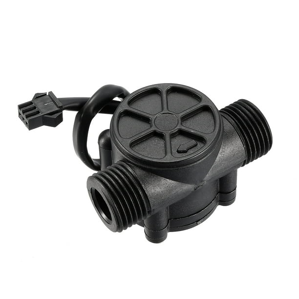 G1/2 Hall Effect Liquid Water Flow Sensor Switch Flowmeter Counters ...