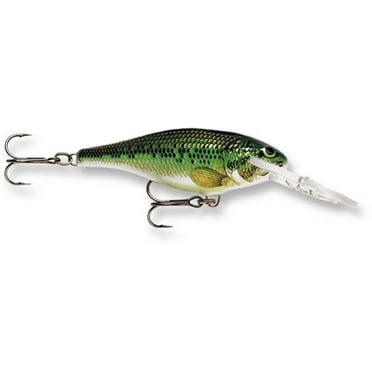Rapala Shad Rap 07 Crankbait Fishing Lure 2.75" 5/16 oz Perch - Walmart.com