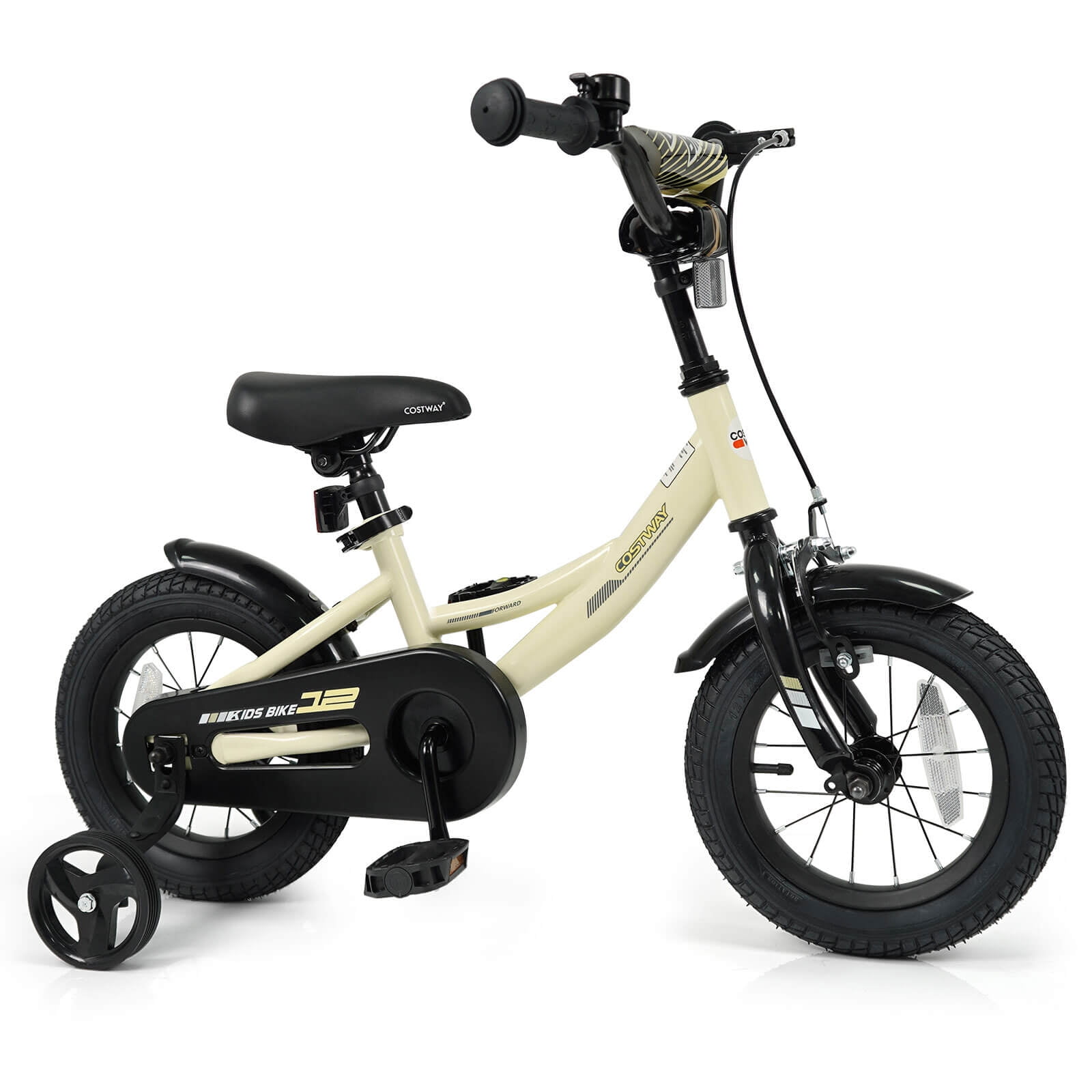 Click here for Costway 12 Inch Kids Bike With Training Wheels Dua... prices