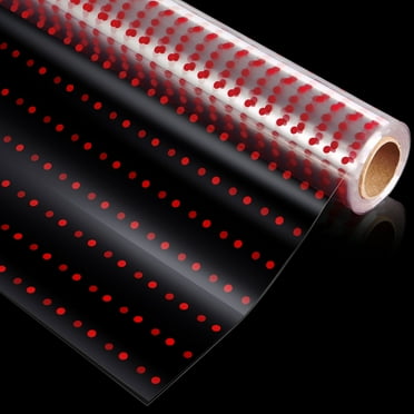 Sparkle Wrap 40 in. x 100 ft. Clear Cellophane Roll, Plastic Wrapping ...