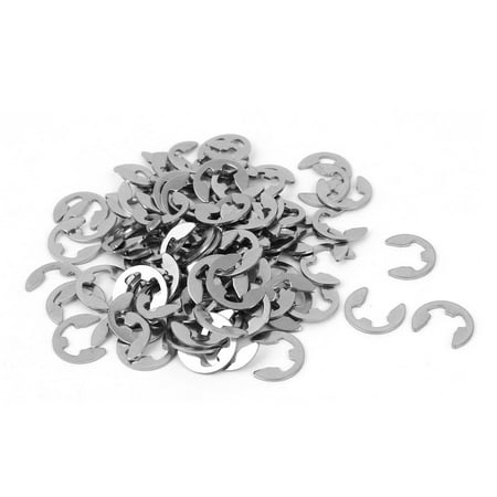 8mm Inner Dia 304 Stainless Steel External E Clip Snap Ring Circlips ...