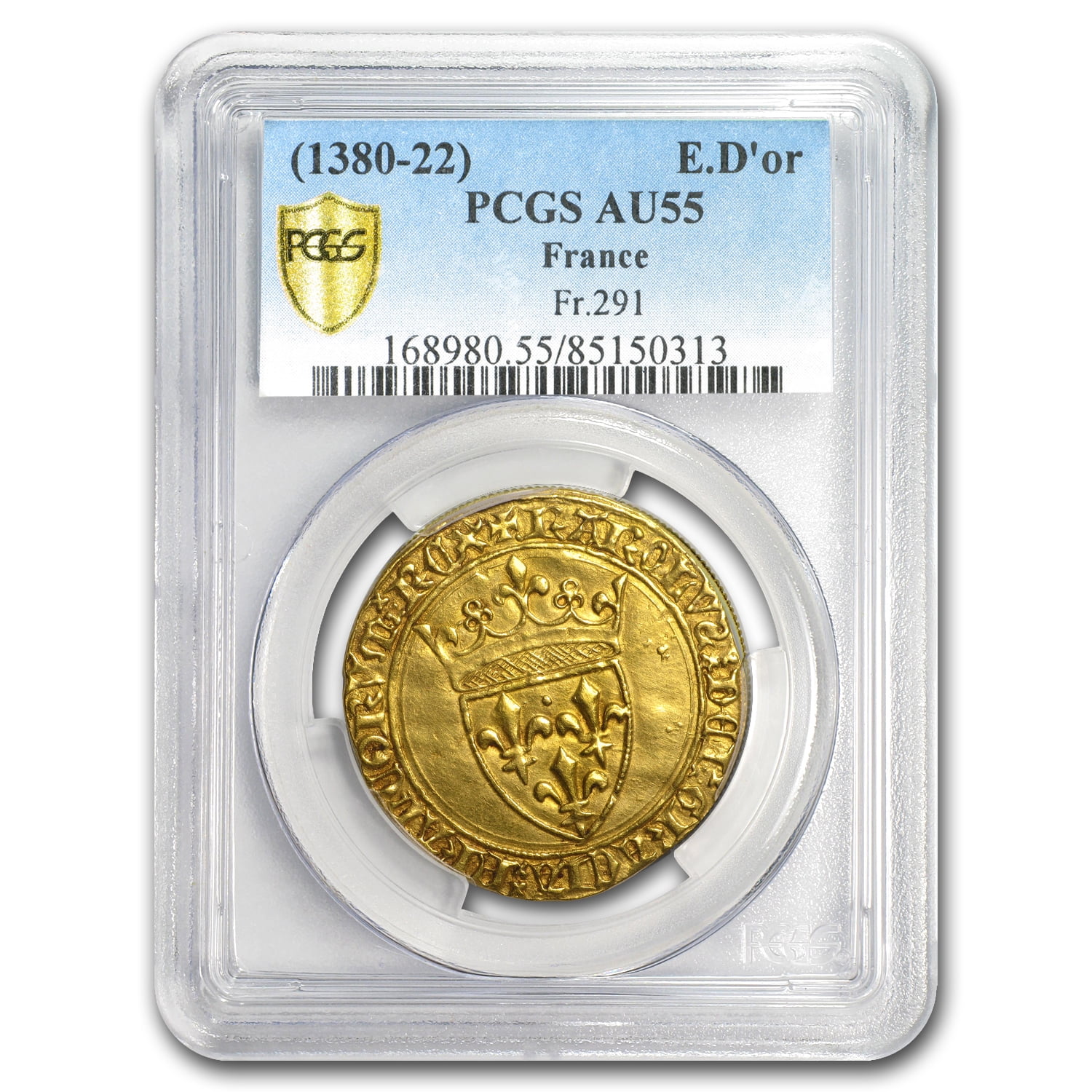 1380-1422 France Gold Ecu d'or AU-55 PCGS - Walmart.com