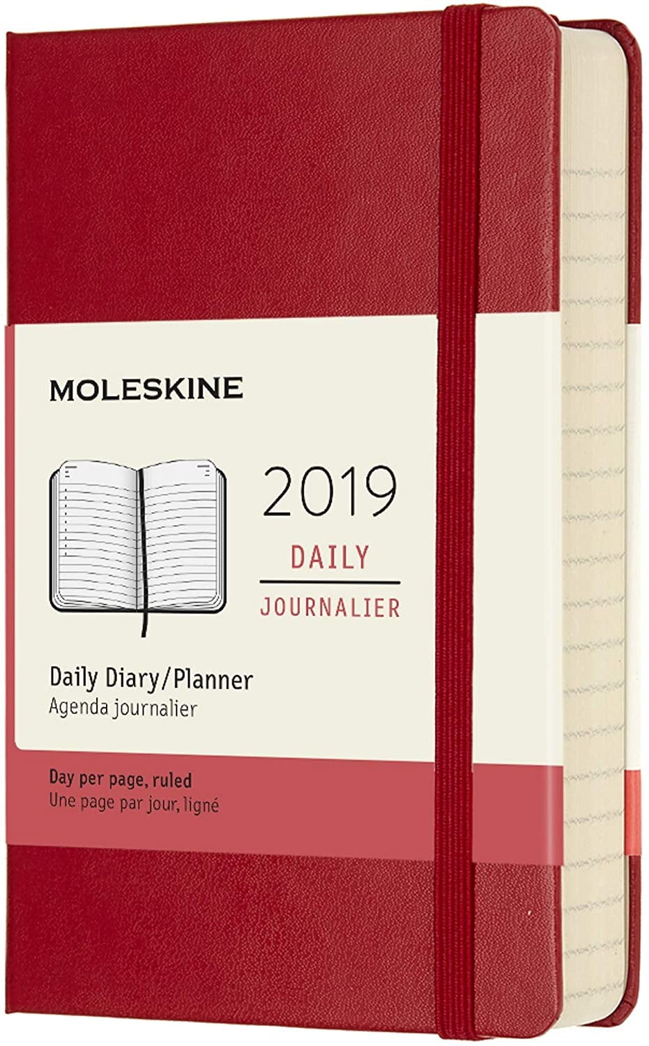 Moleskine Classic 12 Month 2019 Daily Planner, Hard Cover, Pocket (3.5 ... Moleskine Classic 12 Month 2019 Daily Planner, Hard Cover, Pocket (3.5 ...