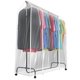 Sorbus Garment Rack Cover - 6 Ft Transparent Clothes Rail Cover ...