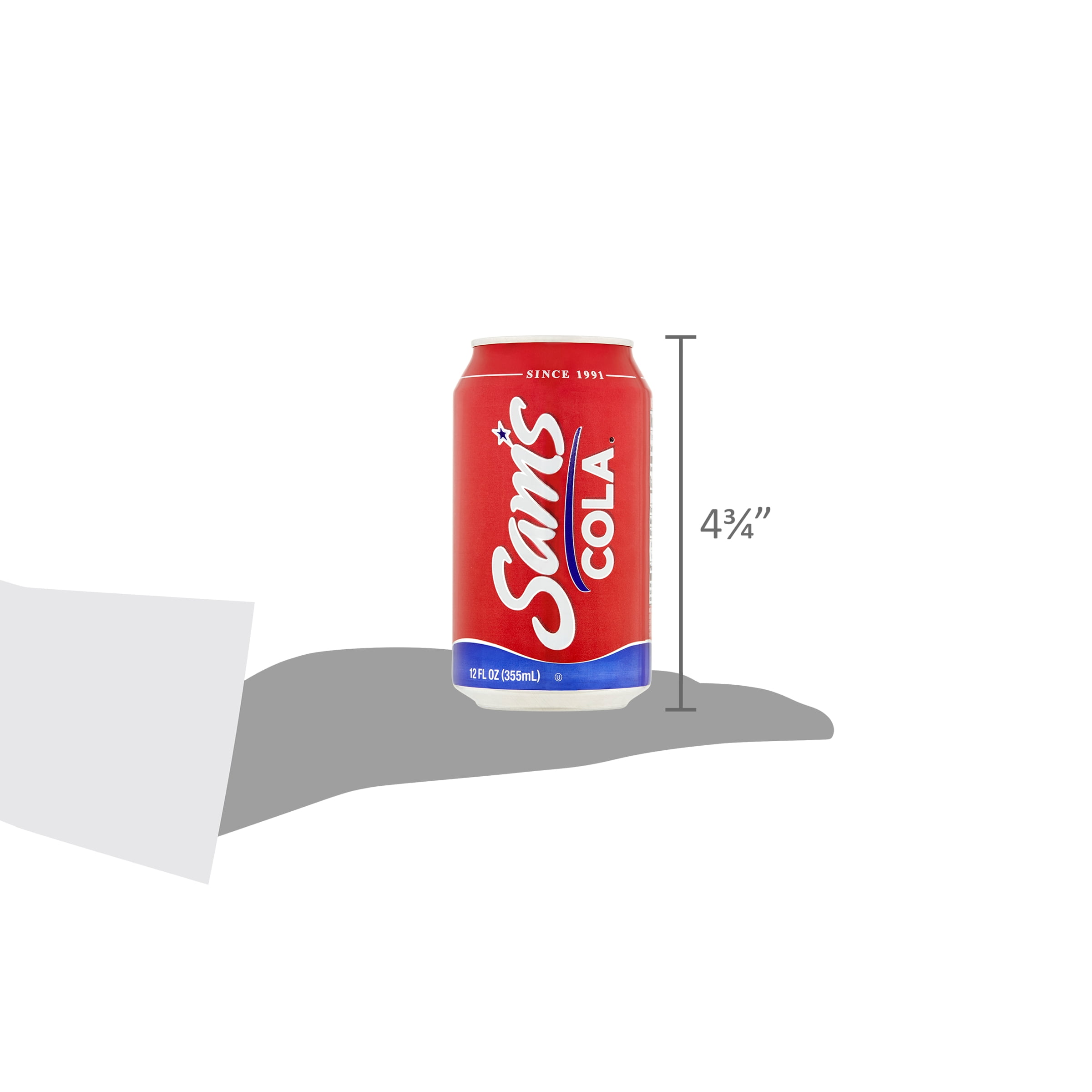 Sam's Cola Soda Pop, 12 fl oz, 12 Pack Cans