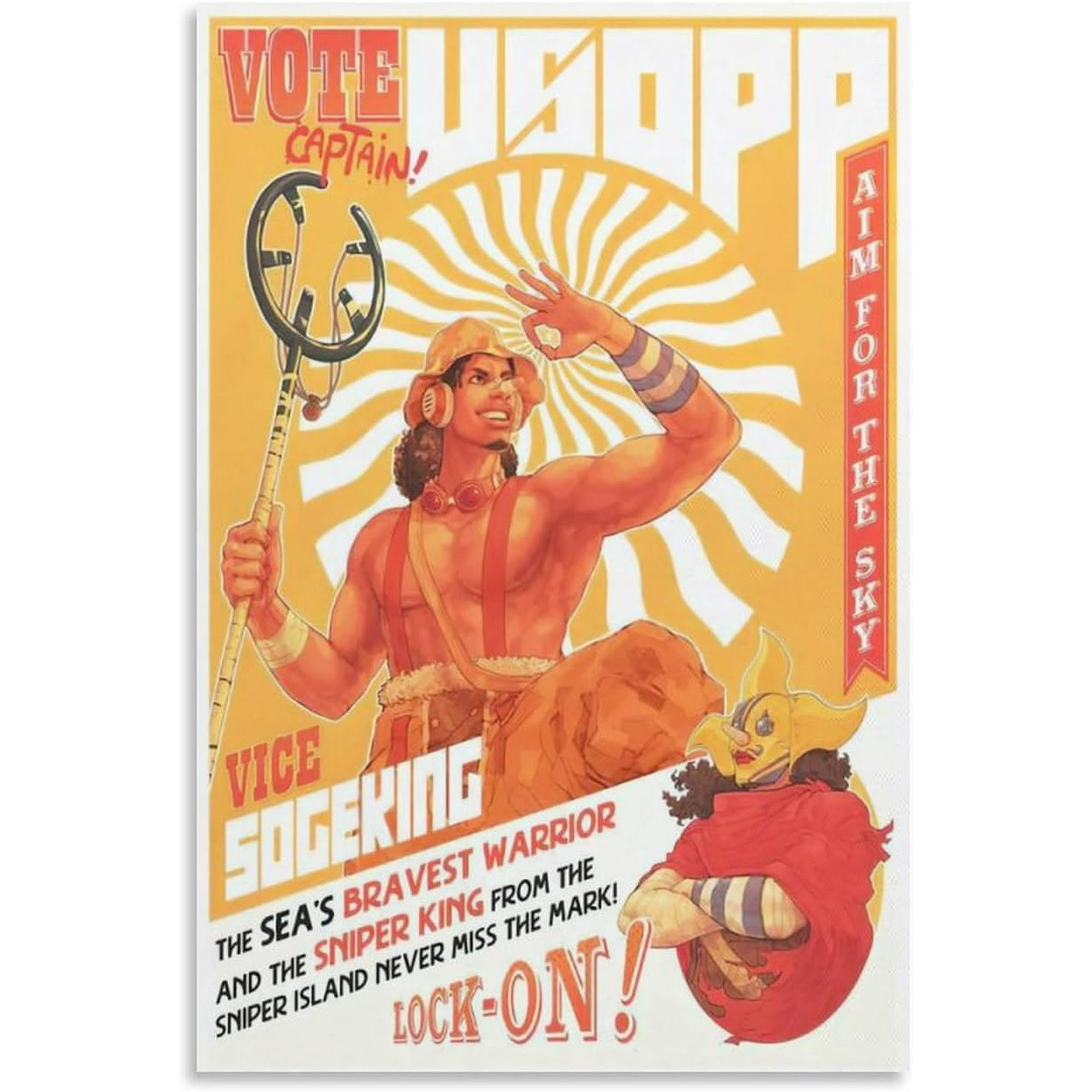 Click here for Pphaosho Anime One Pie God Usopp Poster Frameless... prices