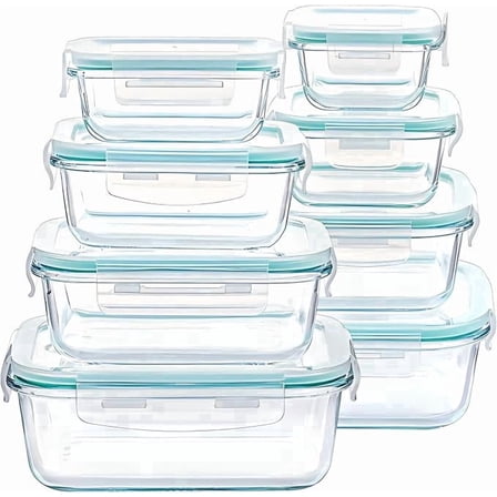 Walmart's 5-Pack Kitchen Organization Set: Airtight Glass Jars with ...