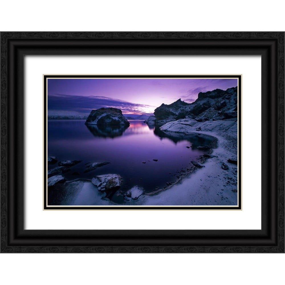 Ingibergsson, Bragi 24x17 Black Ornate Wood Framed with Double Matting ...