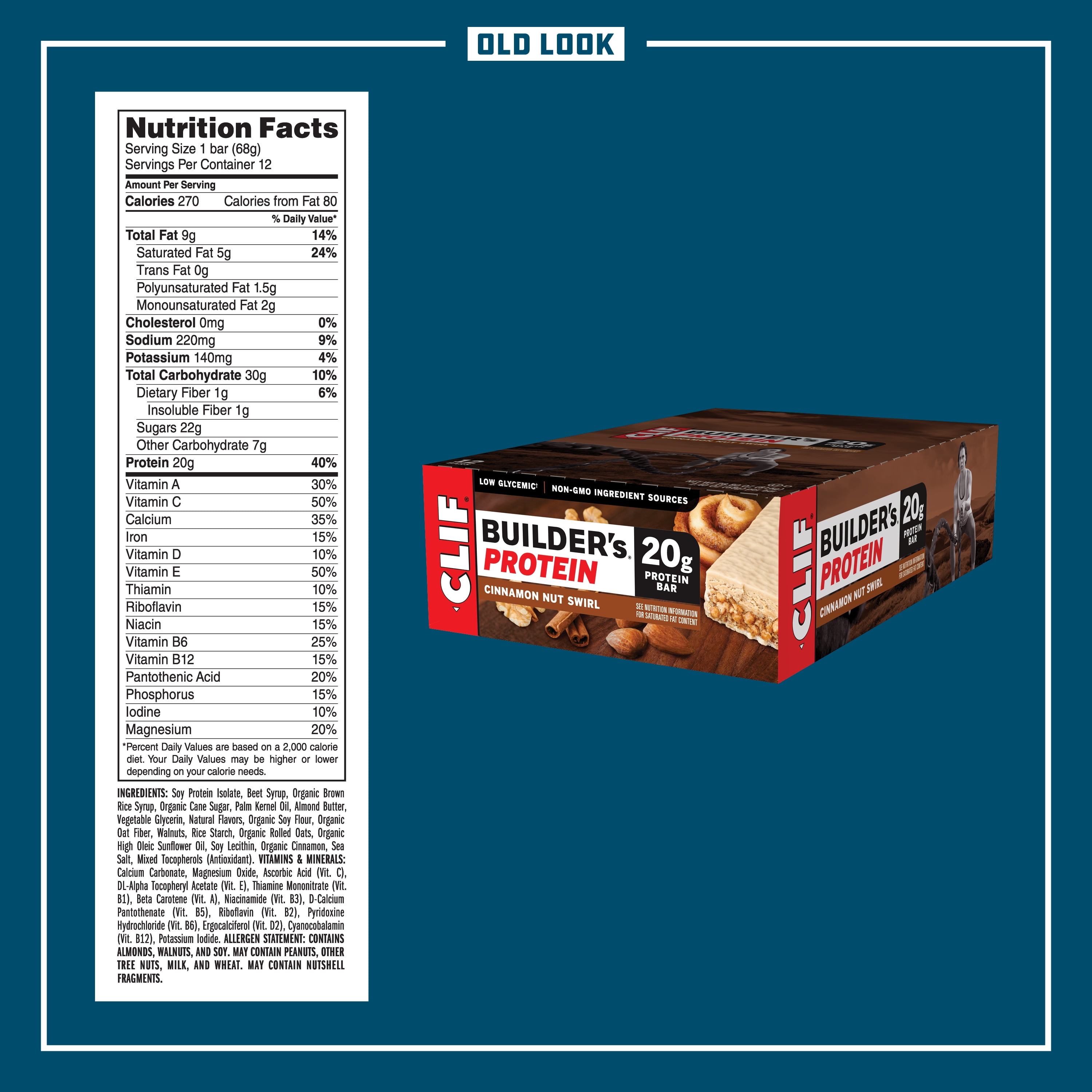 Cliff Protein Bars Nutritional Information