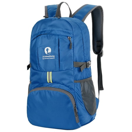 HEIBIN Compact and Lightweight Travel and Hiking Backpack, 30L Foldable ...