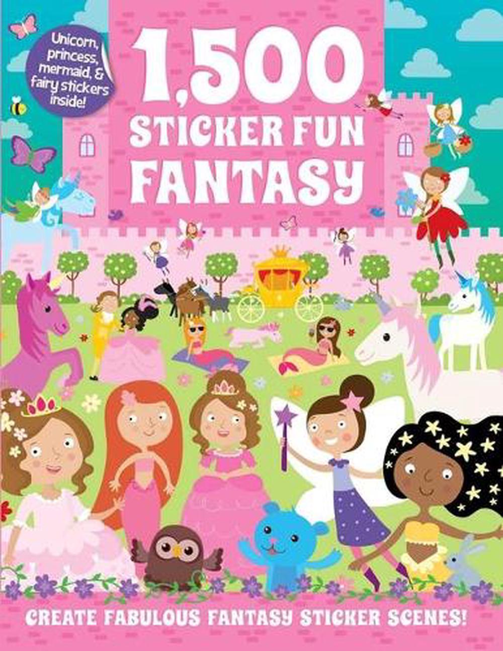 1,500 Sticker Fun Fantasy (Paperback) - Walmart.com - Walmart.com