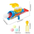 Blue Winter Snowball Launcher Toy For Kids Outdoor Snowball Fight Gun ...