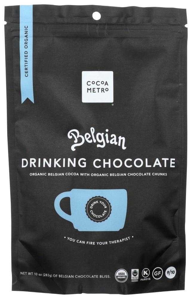Cocoa Metro Chocolate Belga Drnkng - Orgánico - Caja de 6-10 Oz ...