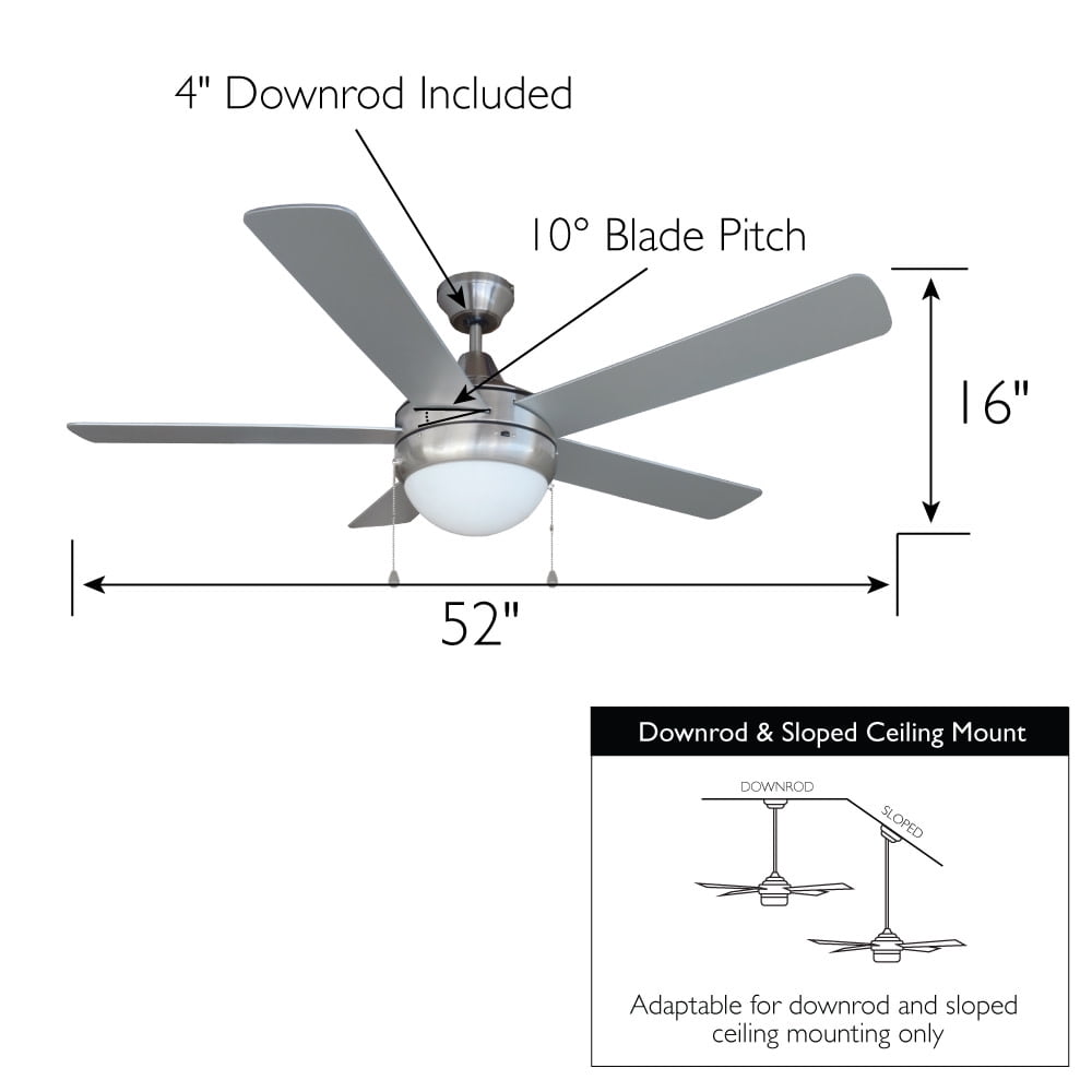 Ceiling Fan Sizes In Mm | Shelly Lighting