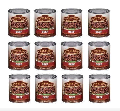 (12 Cans Pack) Keystone Meats All Natural Canned Beef 28 Ounce ...
