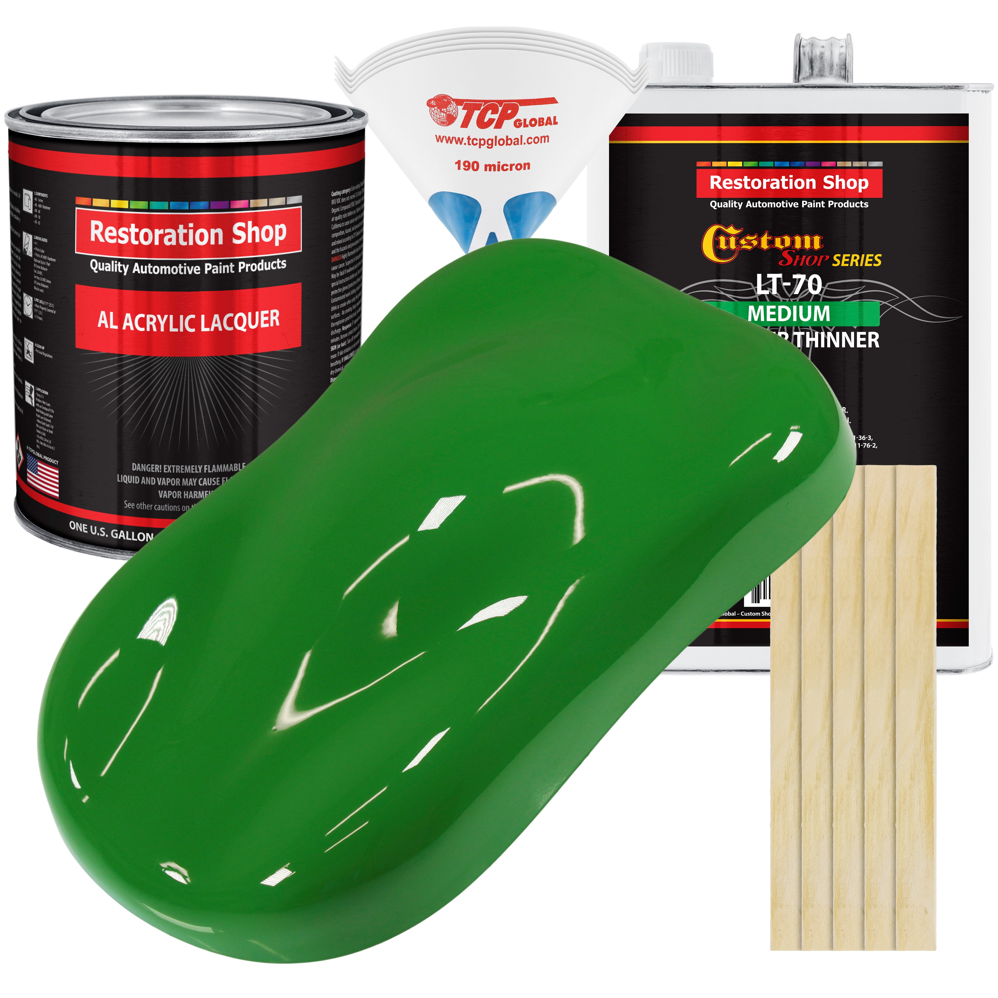 Restoration Shop Vibrant Lime Green Acrylic Lacquer Auto Paint restoration-shop-vibrant-lime-green-acrylic-lacquer-auto-paint
