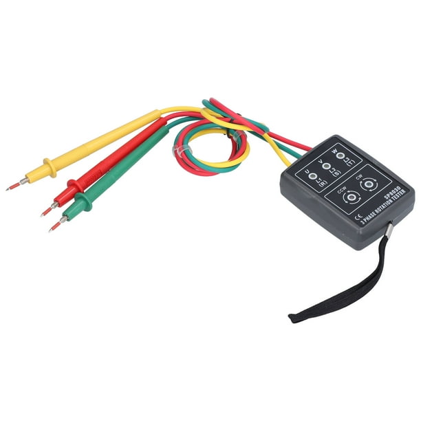 Rotation Meter, Phase Sequence Meter Phase Rotation Meter Portable 3 ...