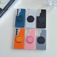 Case for Samsung Galaxy S24+, Luxury Magnetic Ring Kickstand Clear ...