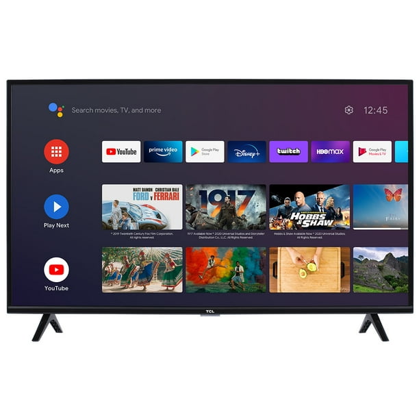 TCL 40" Class 1080P FHD LED Android Smart TV 3 Series 32S331 - Walmart ...
