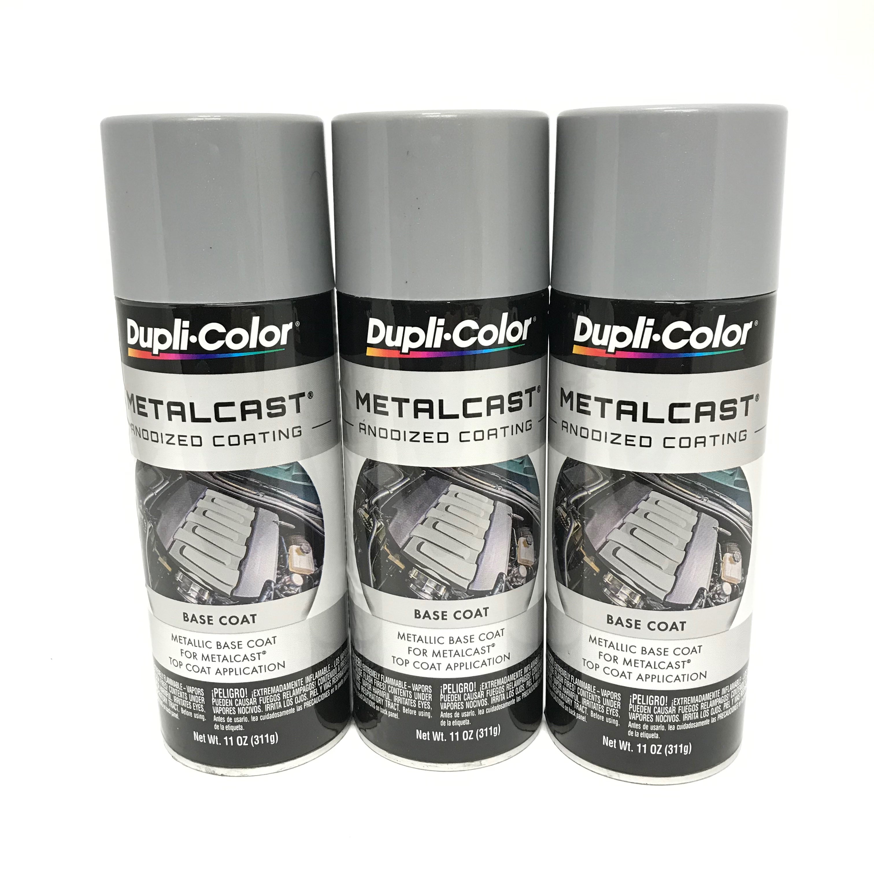 Duplicolor MC100 - 3 Pack Metalcast Bright Metal Coat Anodized ...