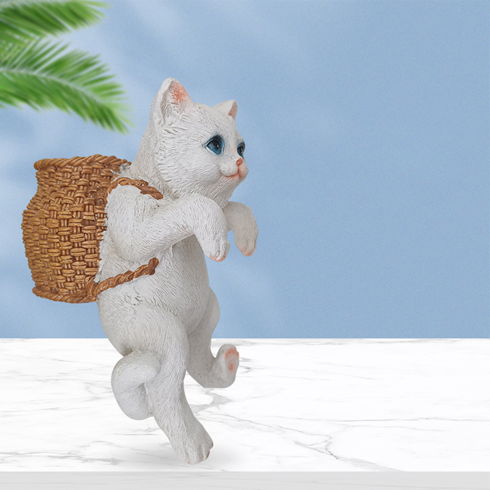 Fish Tank Creative Cute Hanging Backpack Cat Artificial Lifelike ...