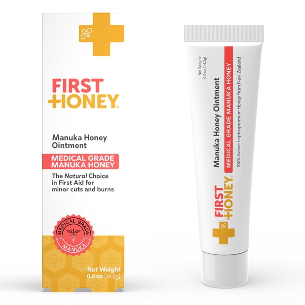 First Honey Manuka Ointment, Medical Grade Liquid Wound Antiseptic ...