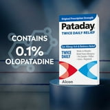Pataday Twice Daily for Eye Allergy Itch Relief Eye Drops, 5 ml ...