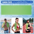 6 Pack Cooling Towels 40"x12" Ice Towel Cooling Wraps Soft Breathable ...