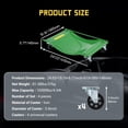 4 Pack Green Car Dolly Set, 10000LBS Total Load Curved Wheel Skate ...