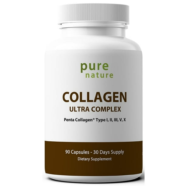 Suplemento PureNature Plus Collagen Ultra 90 cápsulas Penta | Bodega Aurrera en línea