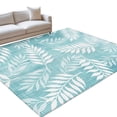 Aquatic Fronds 3'x5' Rug for Bedroom Foot of Bed Small Living Room ...