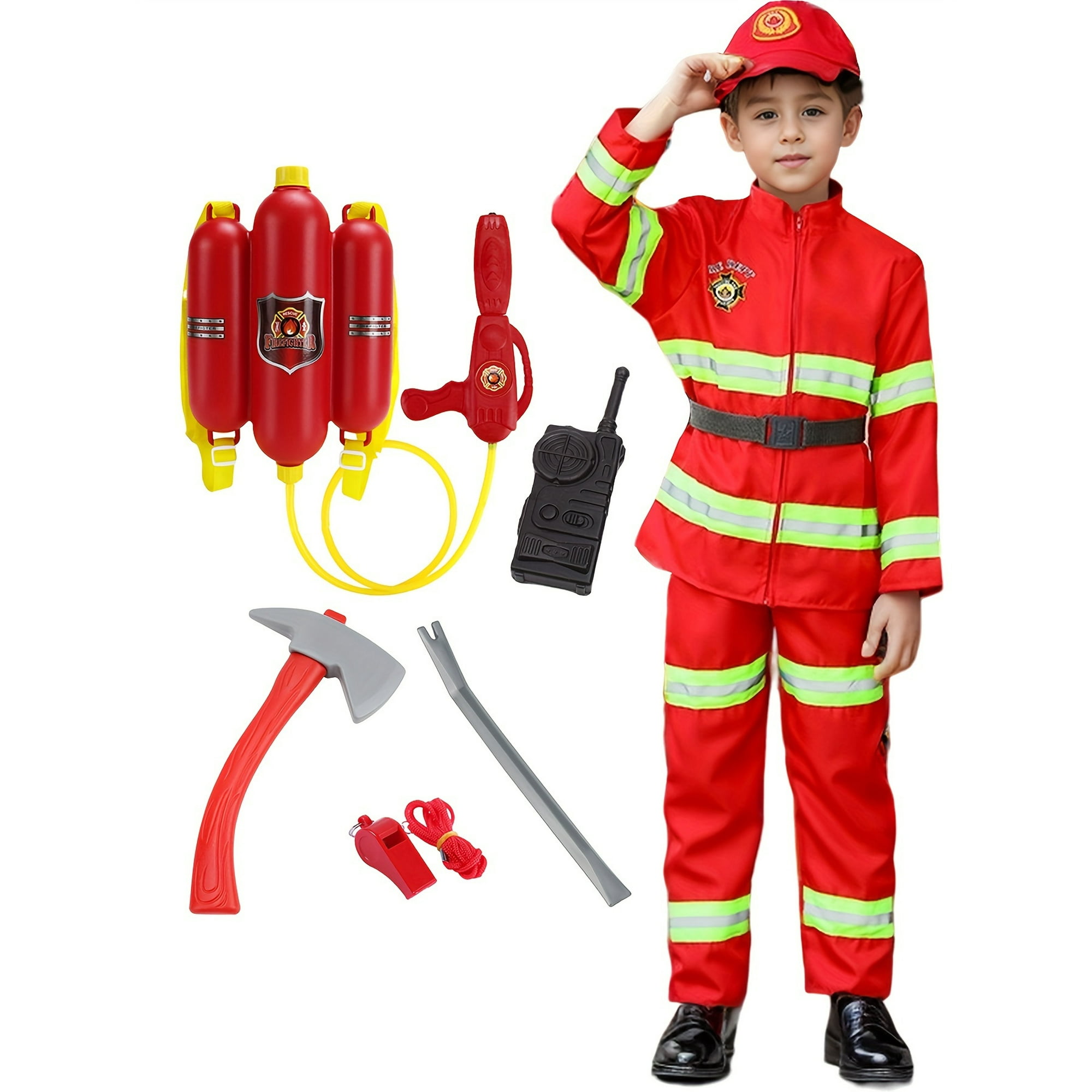 Click here for Grm Halloween Childrens Firefighter Costume Set  R... prices