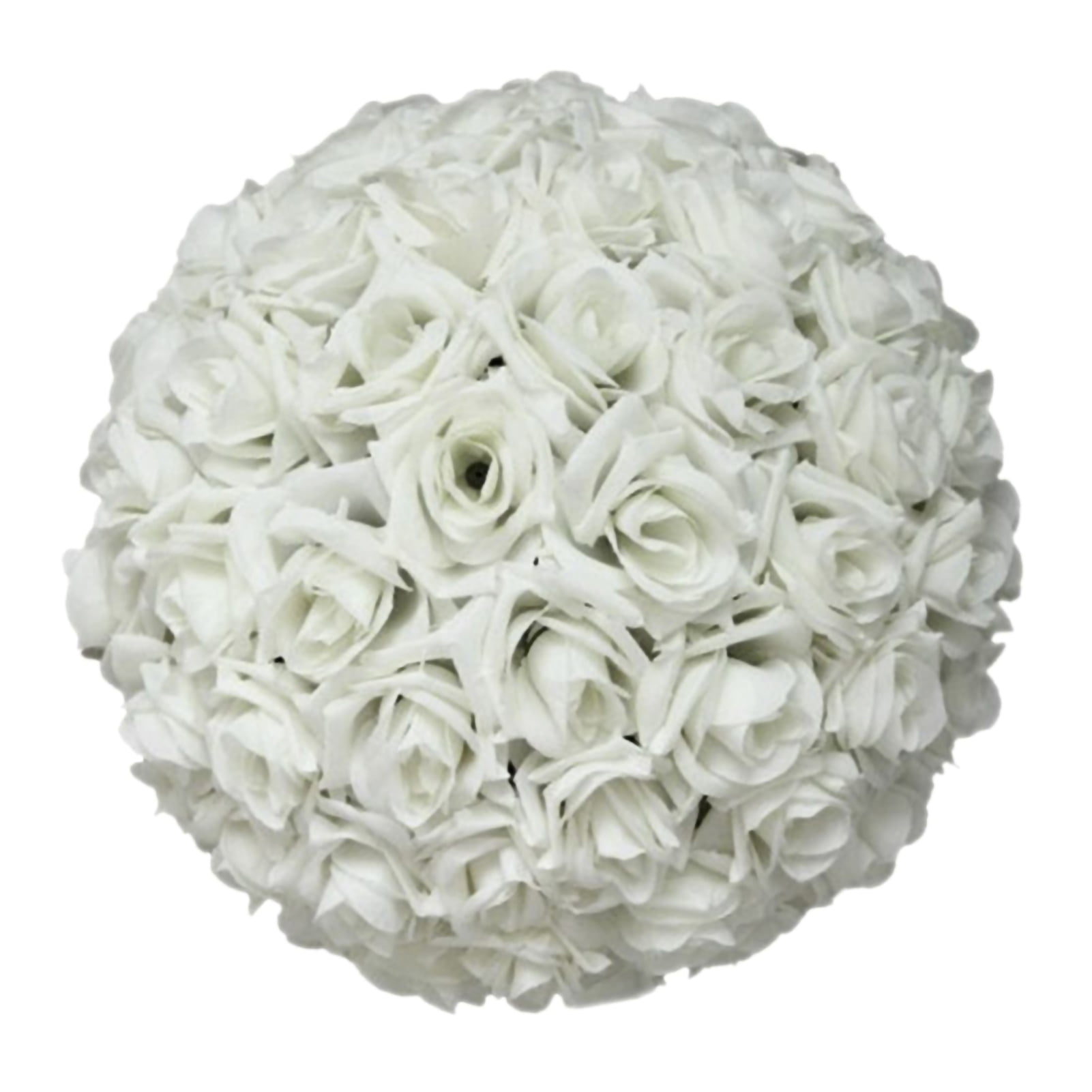 Washranp Artificial Flowers Roses Balls,Faux Silk Flower Satin Balls ...