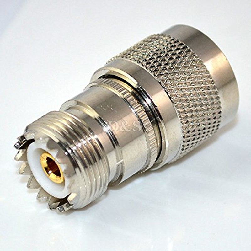 UHF Male PL259 Plug to UHF Female SO239 Jack in series RF Coax Adapter ...
