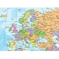 48x70 World Classic Wall Map Laminated - Walmart.com