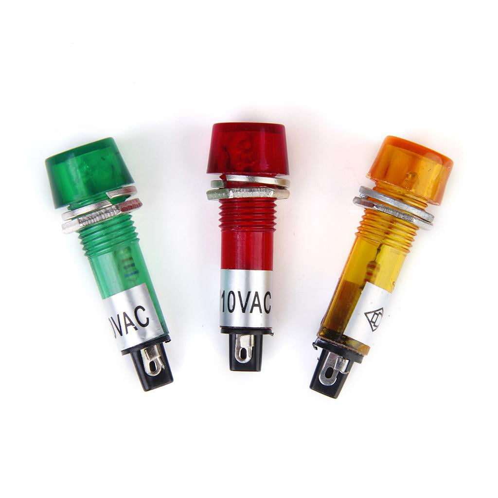 3Pcs Red/ Yellow/ Green Indicator LIGHT BULB - Walmart.com