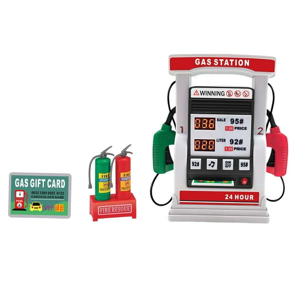 Gas Station Playset Automatic Pretend Model Educational Service for ...