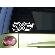 Frenchie Infinity Sitcker *I785* 8.5 inch wide decal French Bulldog ...